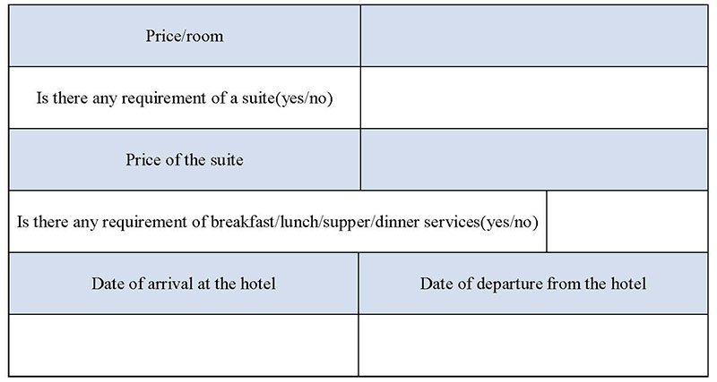 Hotel Reservation Form | Editable PDF Forms