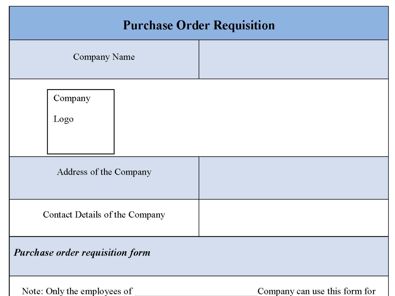 Purchase Order Requisition Form | Editable PDF Forms Purchase Order Requisition Form | Editable PDF Forms